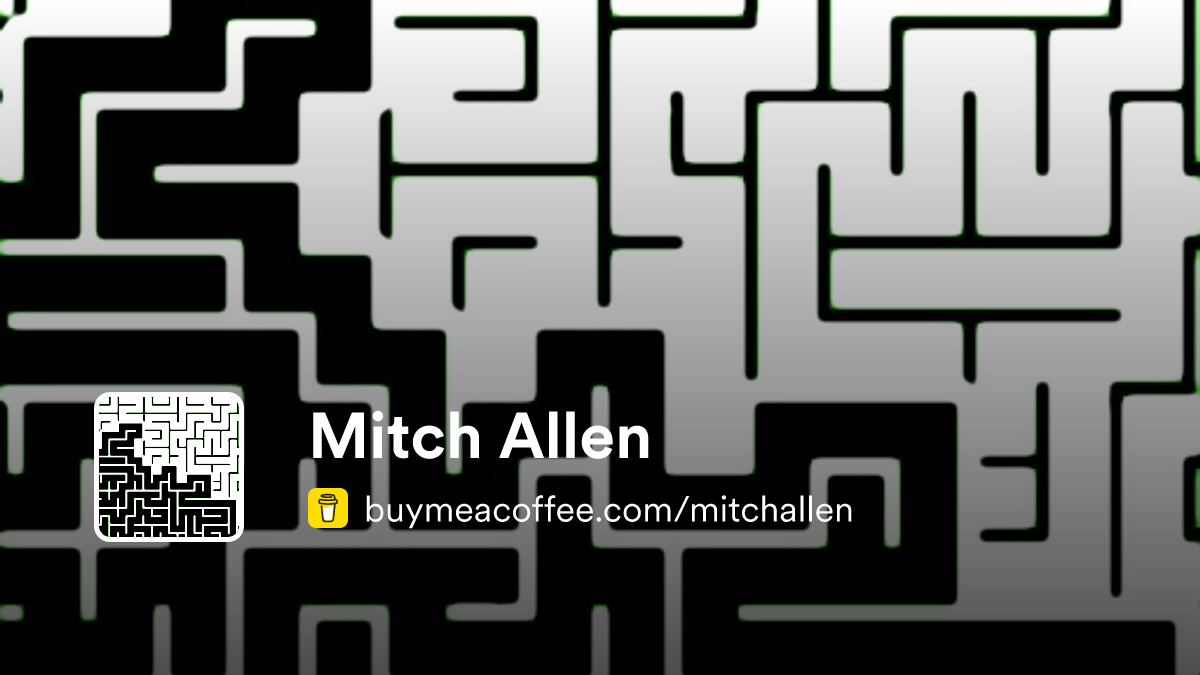 Mitch Allen - Buymeacoffee