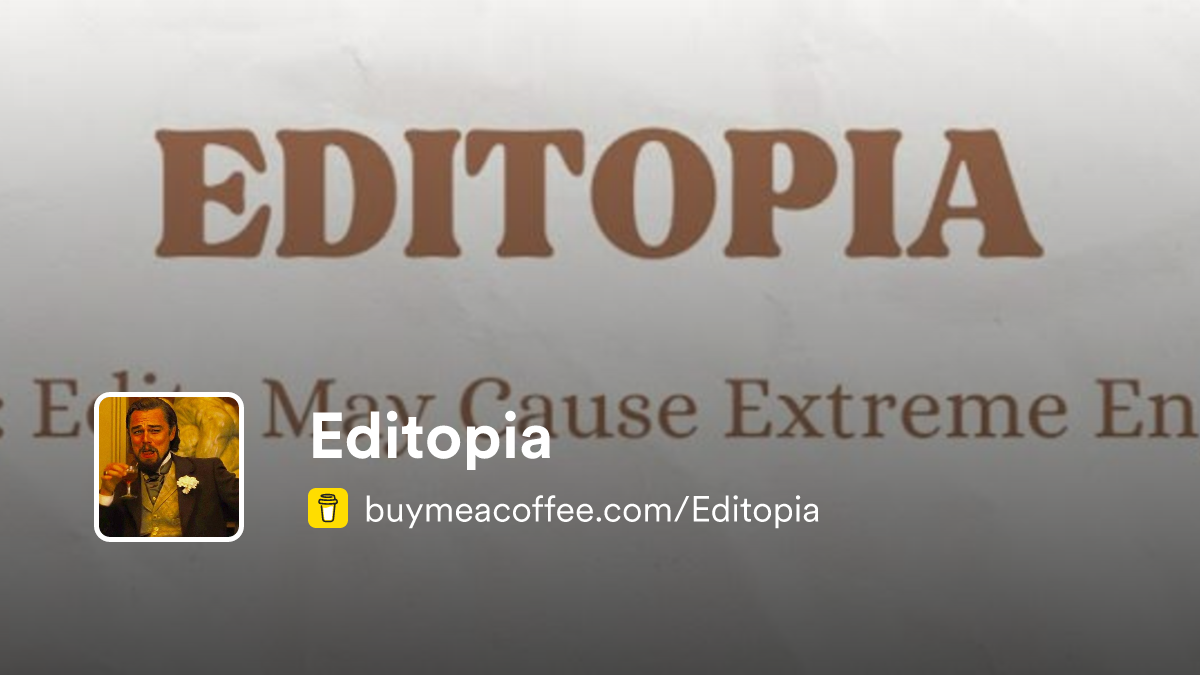 Editopia - Buymeacoffee