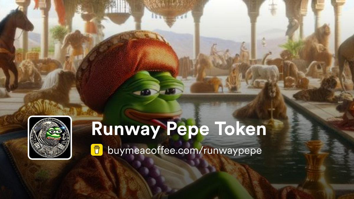 Runway Pepe Token - Buymeacoffee