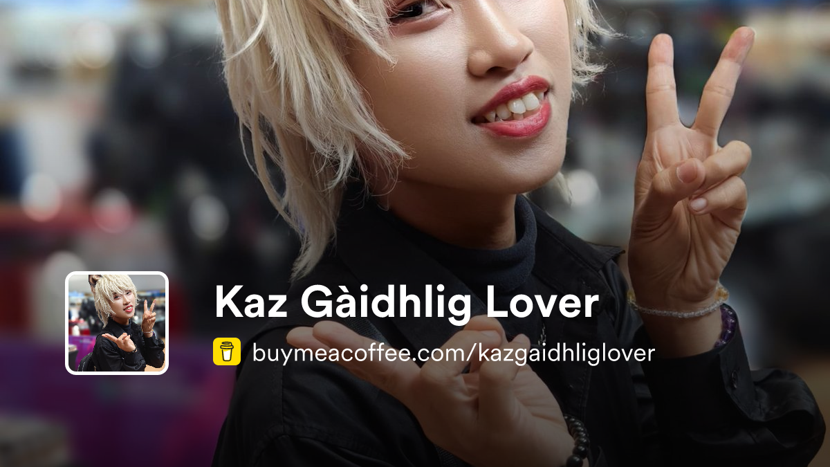 Kaz Gàidhlig Lover - Buymeacoffee