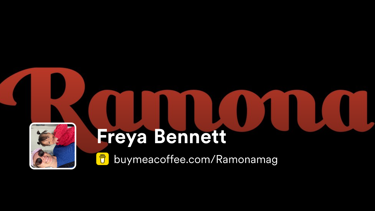 Freya Bennett - Buymeacoffee