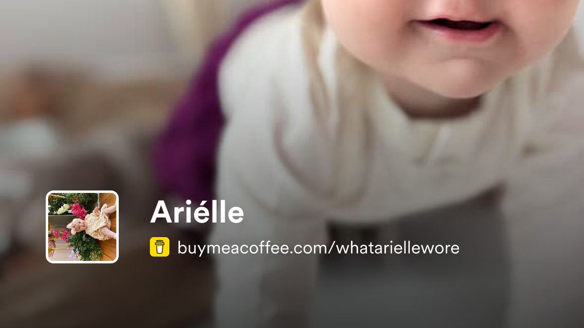 Ariélle - Buymeacoffee