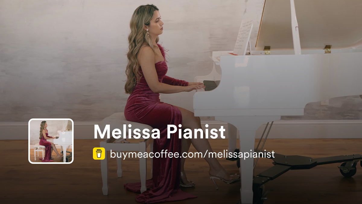 Melissa Pianist - Buymeacoffee