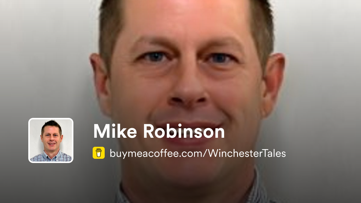 Mike Robinson Buymeacoffee Mike Robinson Buymeacoffee