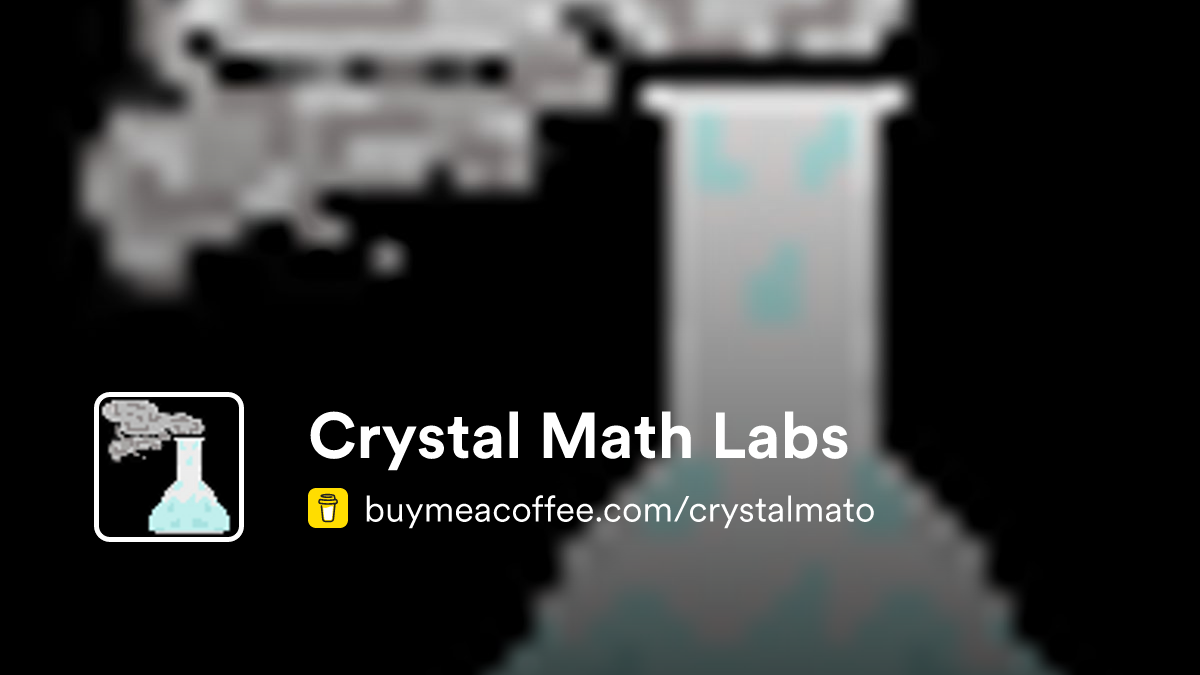 Crystal Math Labs - Buymeacoffee