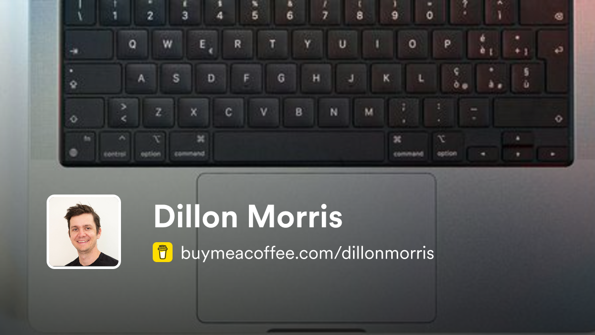 Dillon Morris - Buymeacoffee
