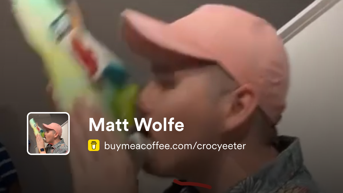 Matt Wolfe - Buymeacoffee