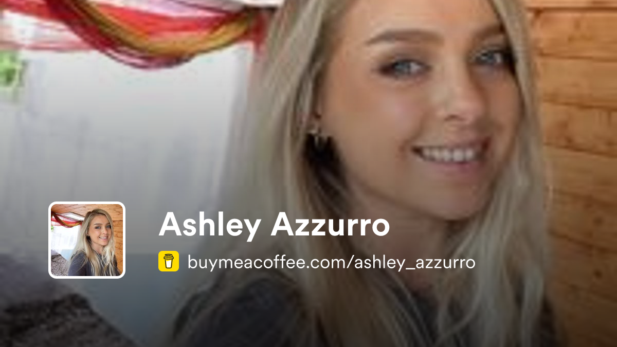 Ashley Azzurro is Content Creator - Buymeacoffee