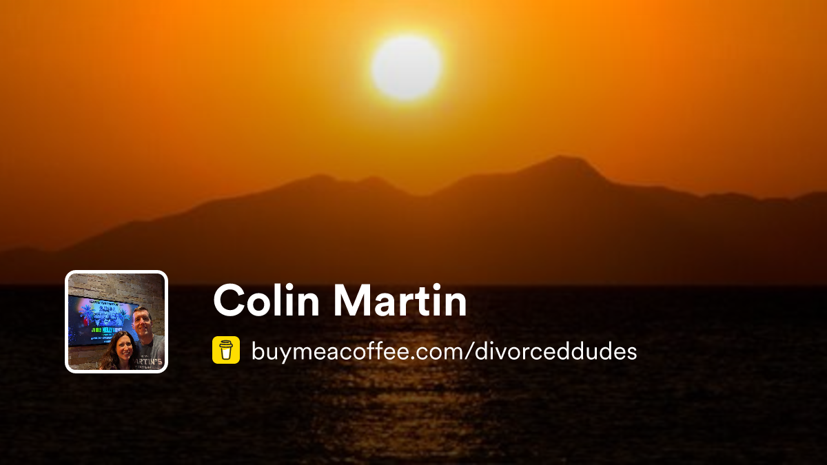 Colin Martin - Buymeacoffee