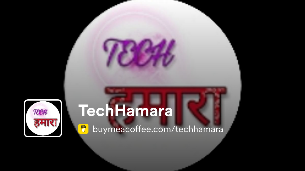 TechHamara is ai2 Extension development and mobile app - Buymeacoffee
