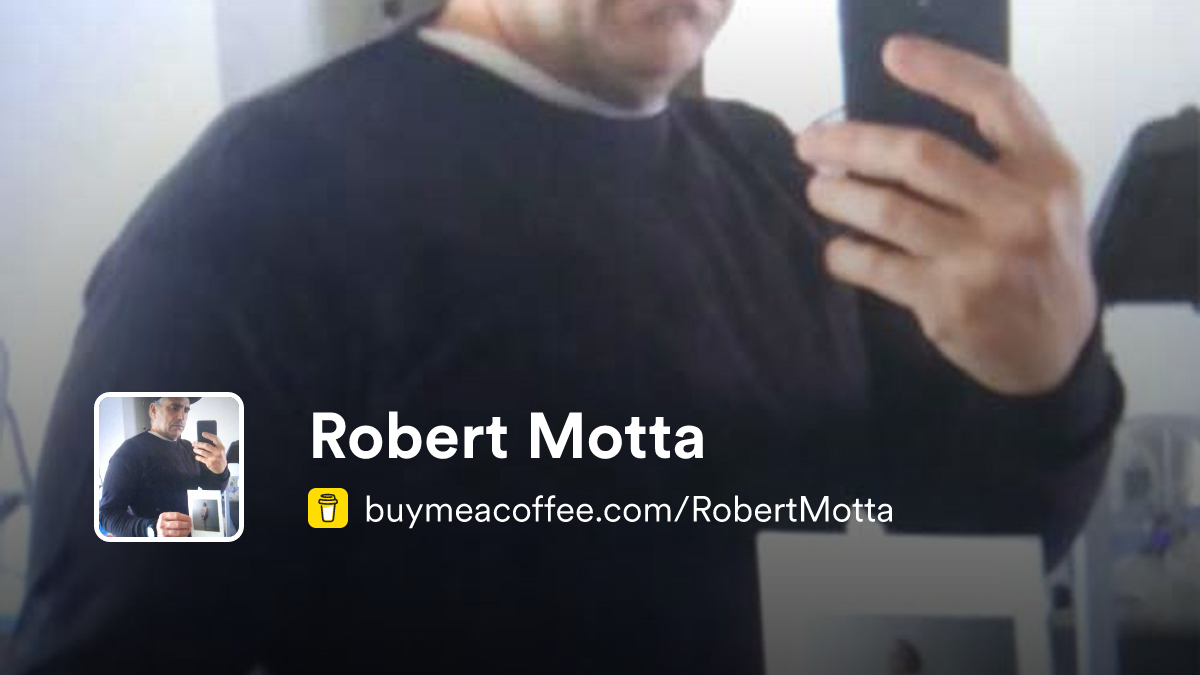 Robert Motta - Buymeacoffee