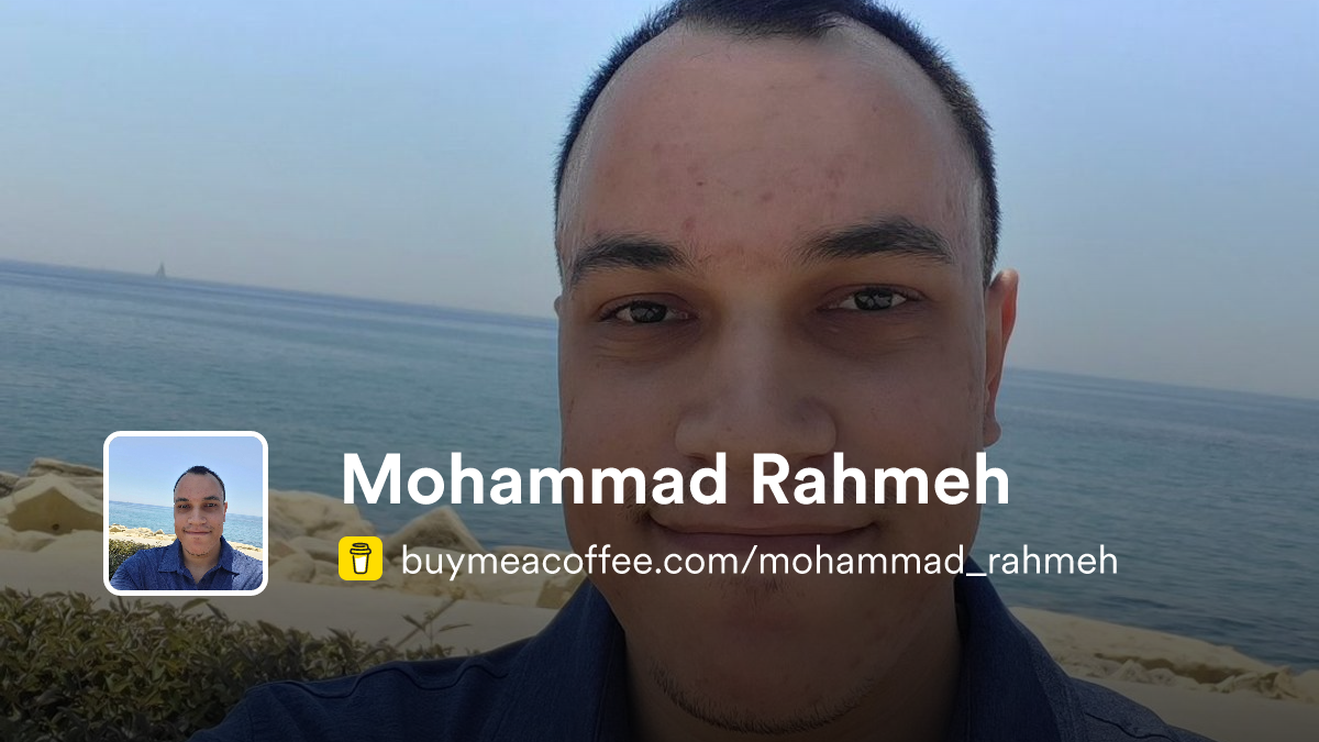 Mohammad Rahmeh - Buymeacoffee