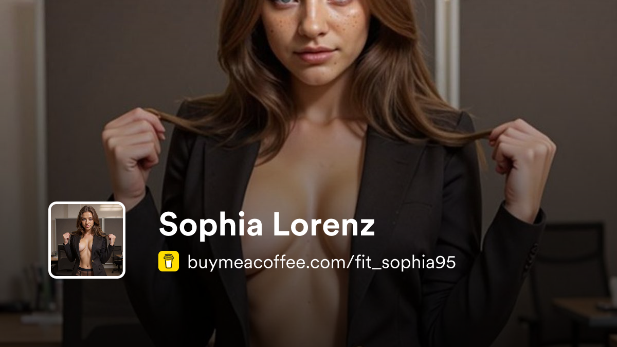 Sophia Lorenz - Buymeacoffee
