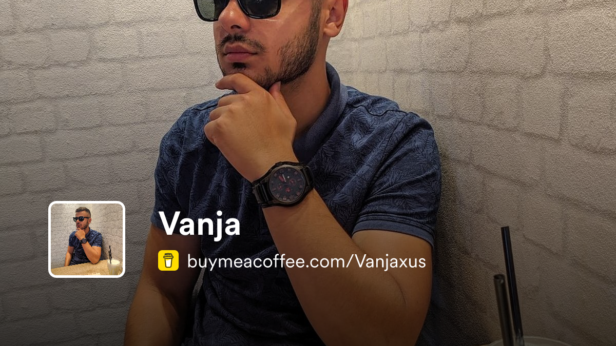 Vanja - Buymeacoffee
