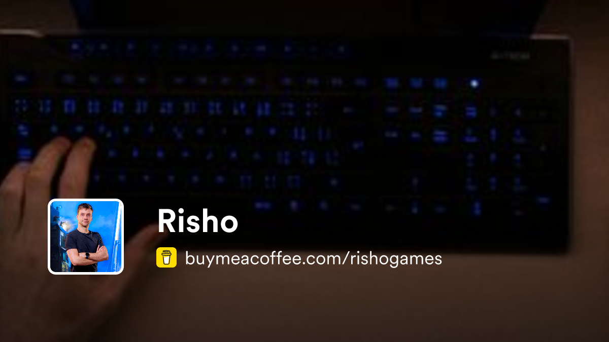 Risho is Solo indie game developer - Buymeacoffee