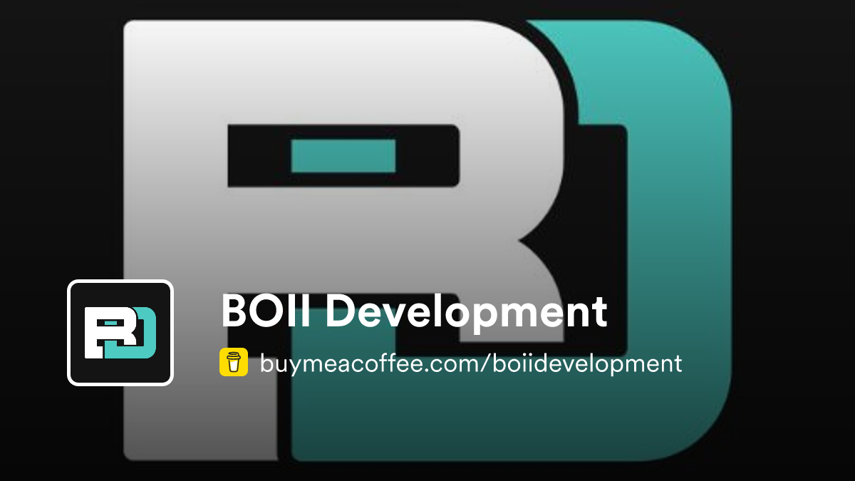 BOII Development - Buymeacoffee