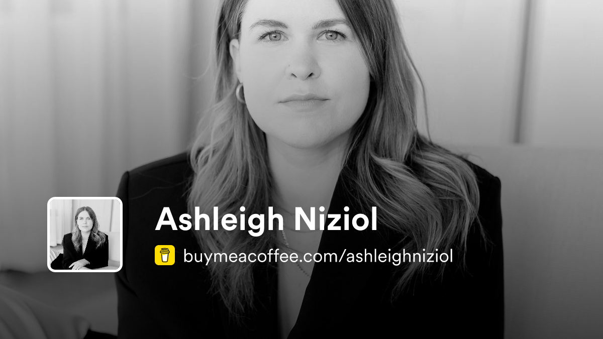 Ashleigh Niziol - Buymeacoffee