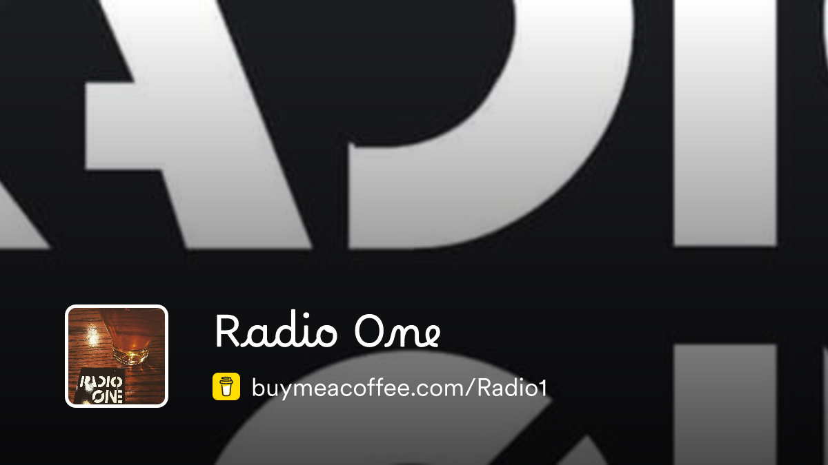 Radio One is Music - Buymeacoffee
