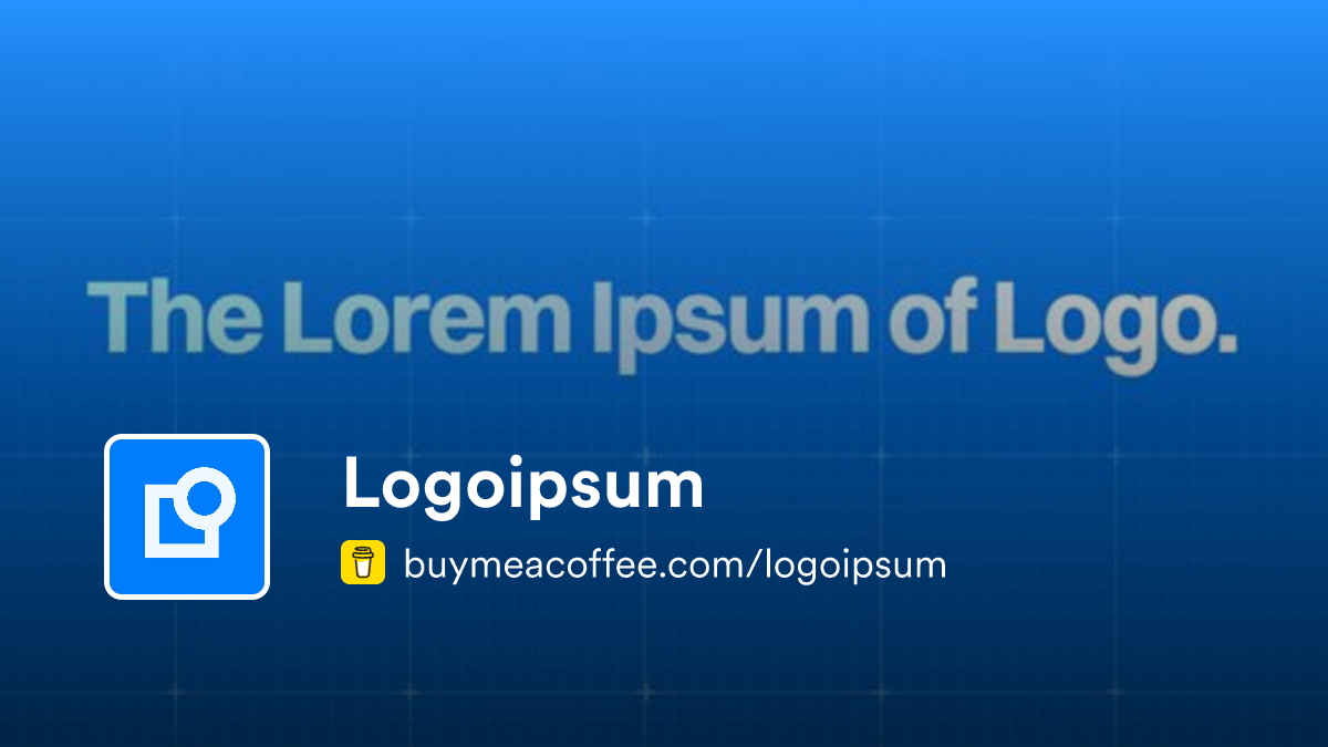 Logoipsum - Buymeacoffee