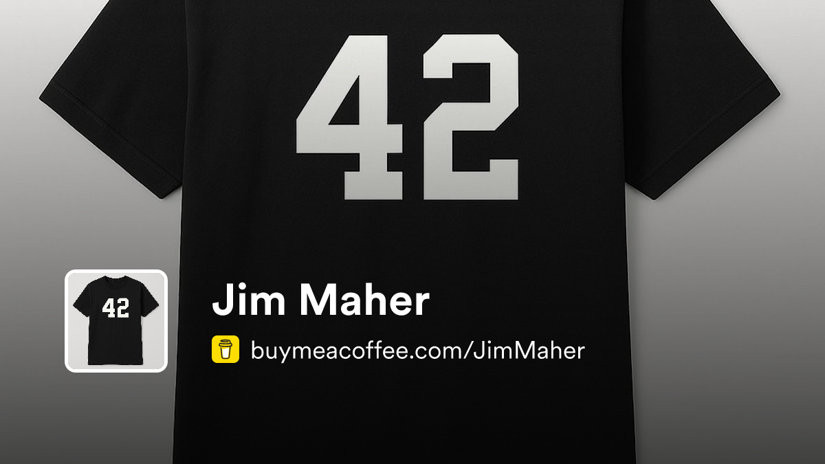 Jim Maher is Longform Improv - Buymeacoffee