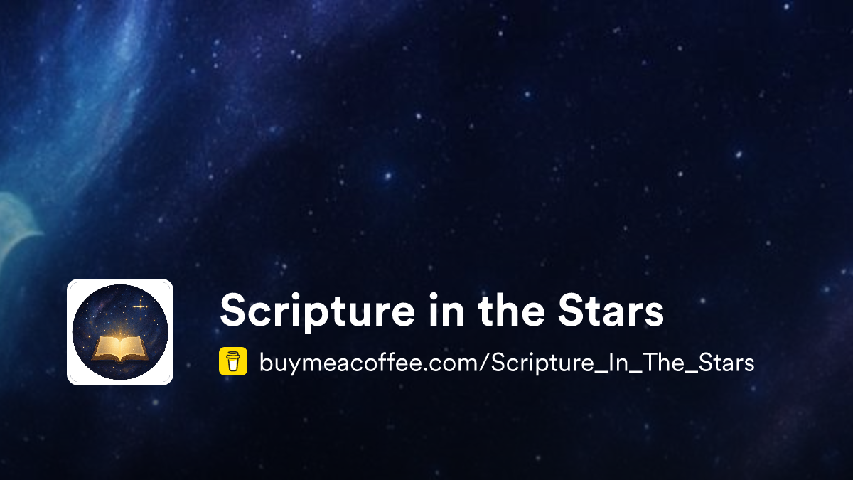 Scripture in the Stars - Buymeacoffee