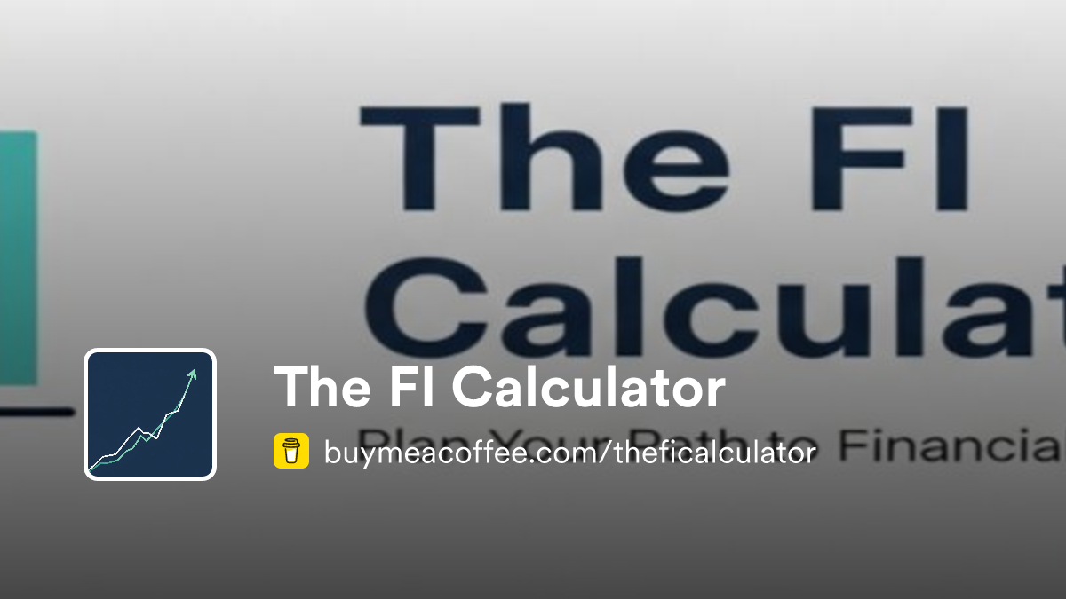 The FI Calculator - Buymeacoffee