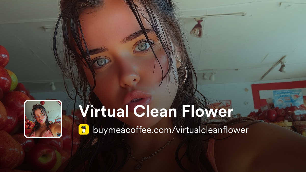 Virtual Clean Flower - Buymeacoffee