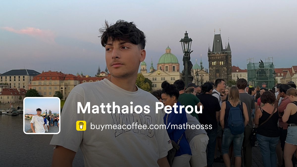 Matthaios Petrou - Buymeacoffee