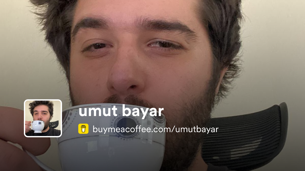 umut bayar - Buymeacoffee