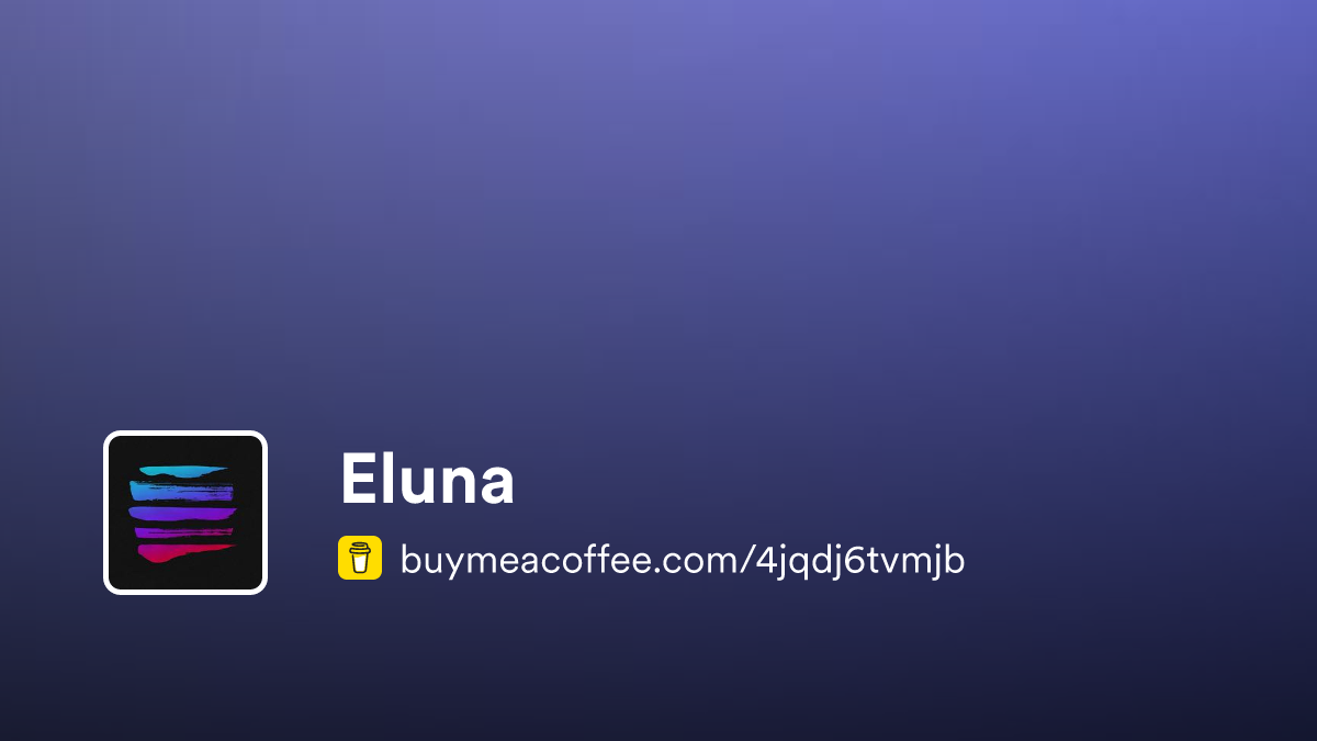 Eluna - Buymeacoffee