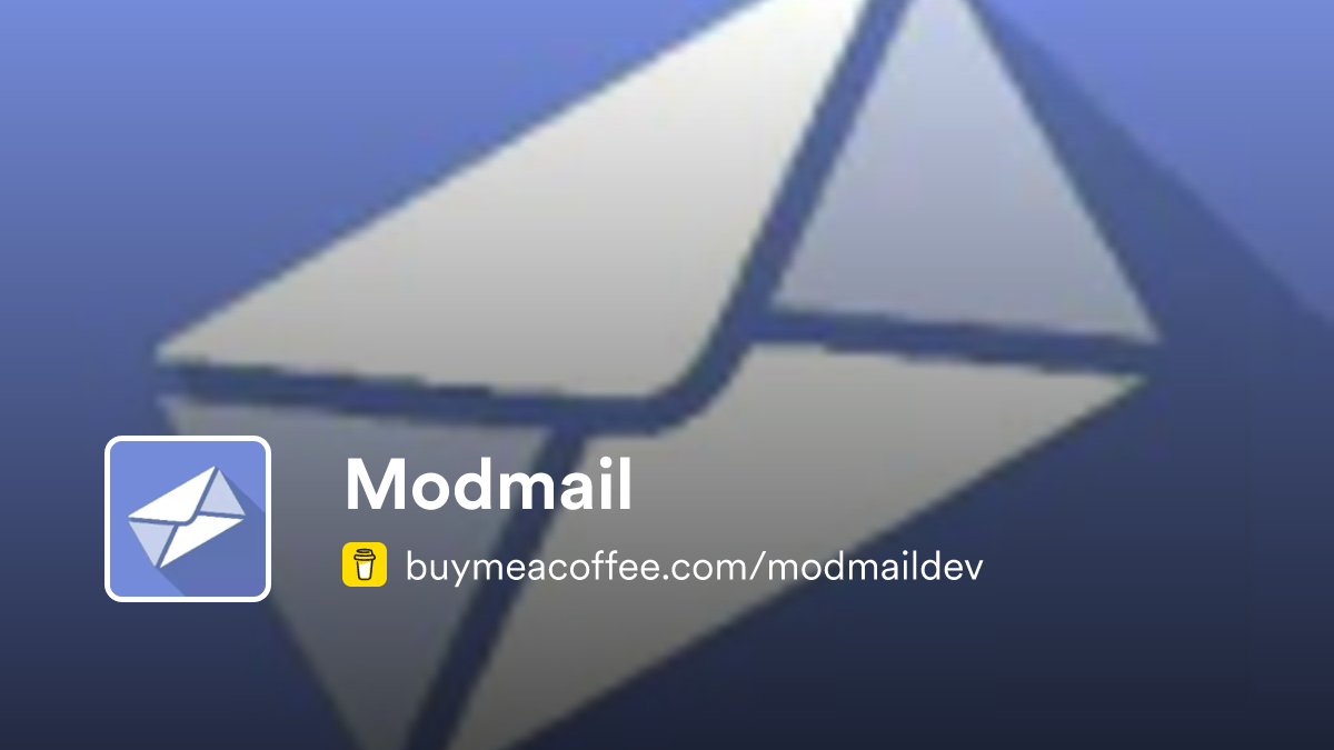 Modmail is Discord Bot - Buymeacoffee