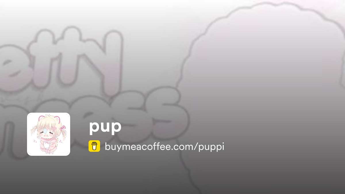 pup - Buymeacoffee