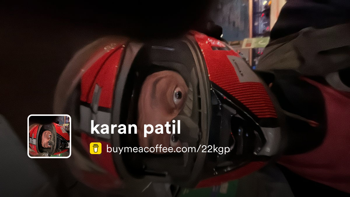 karan patil - Buymeacoffee