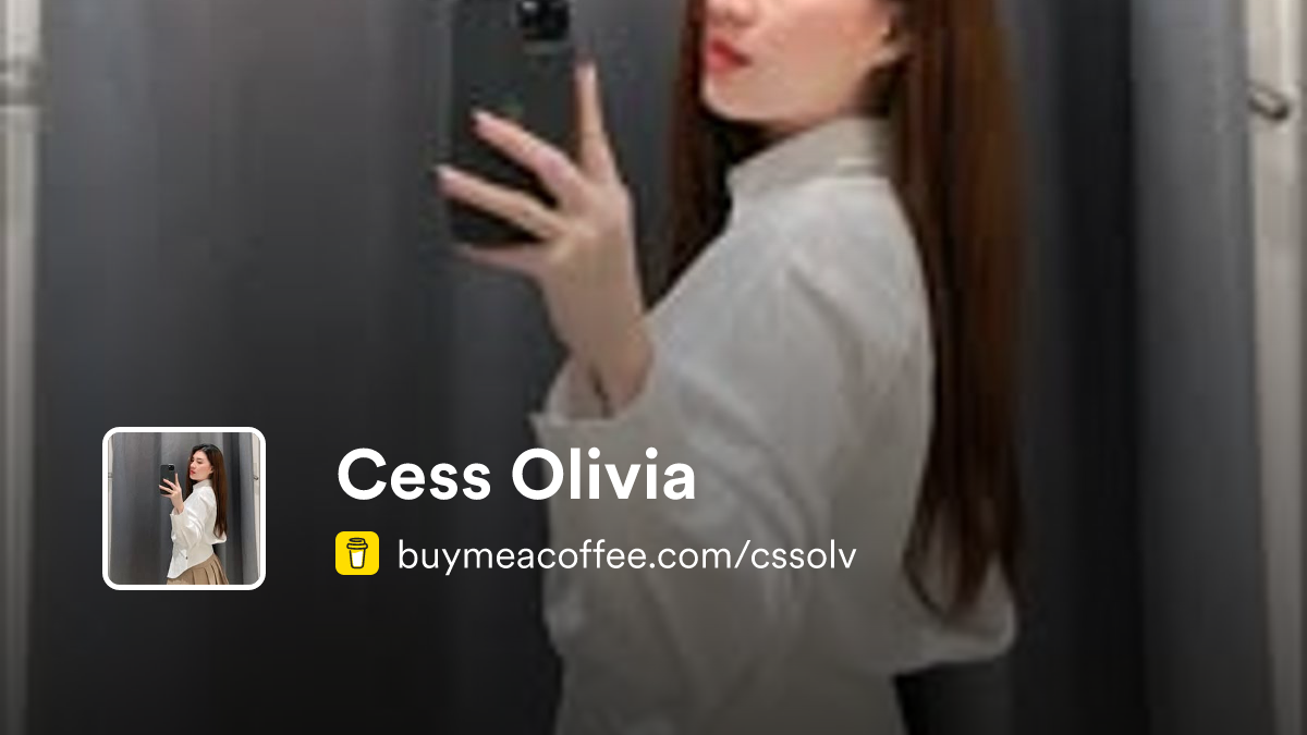Cess Olivia - Buymeacoffee