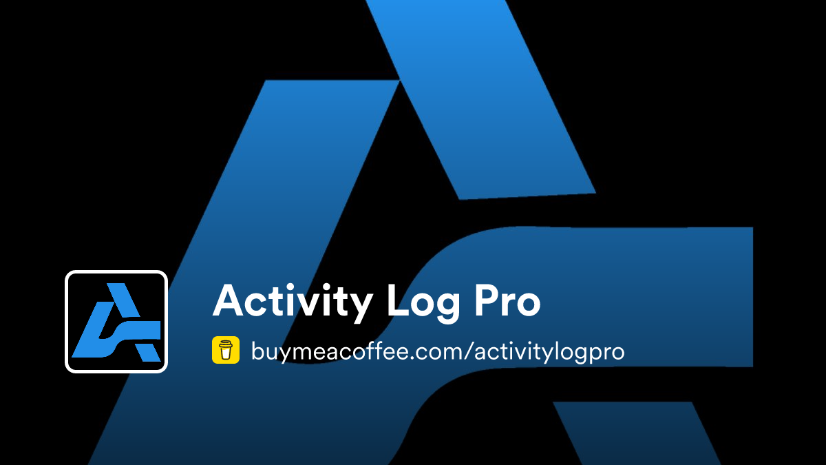Activity Log Pro is Building and maintaining the Activity Log Pro ...