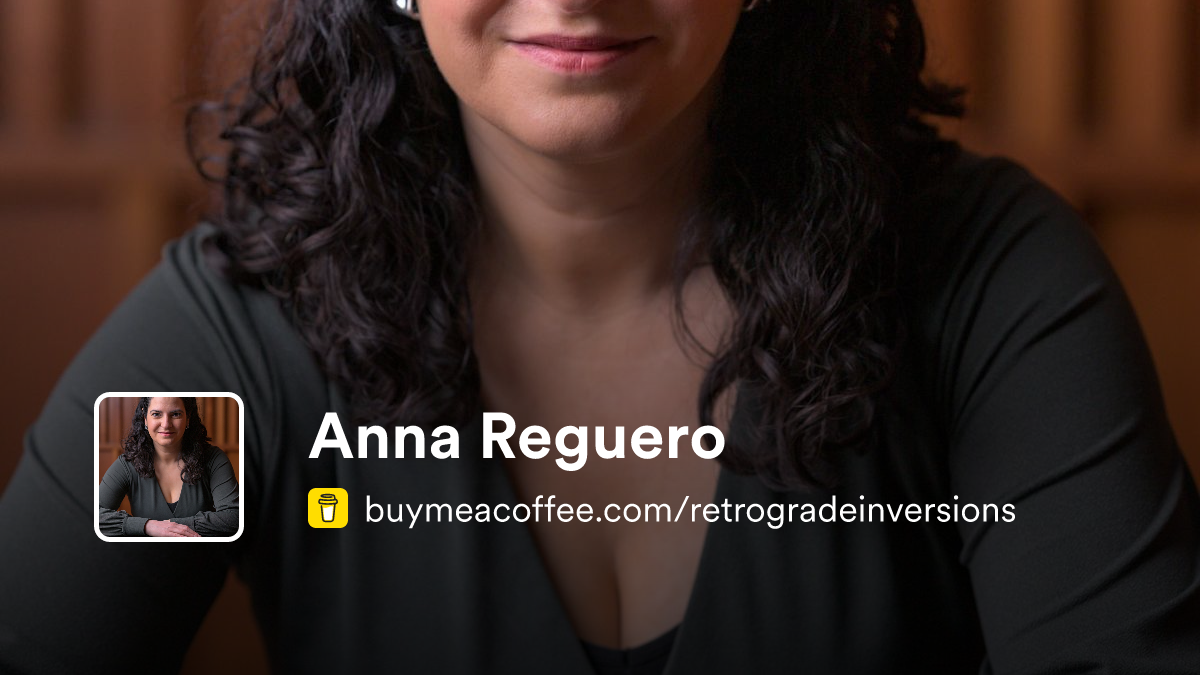 Anna Reguero - Buymeacoffee
