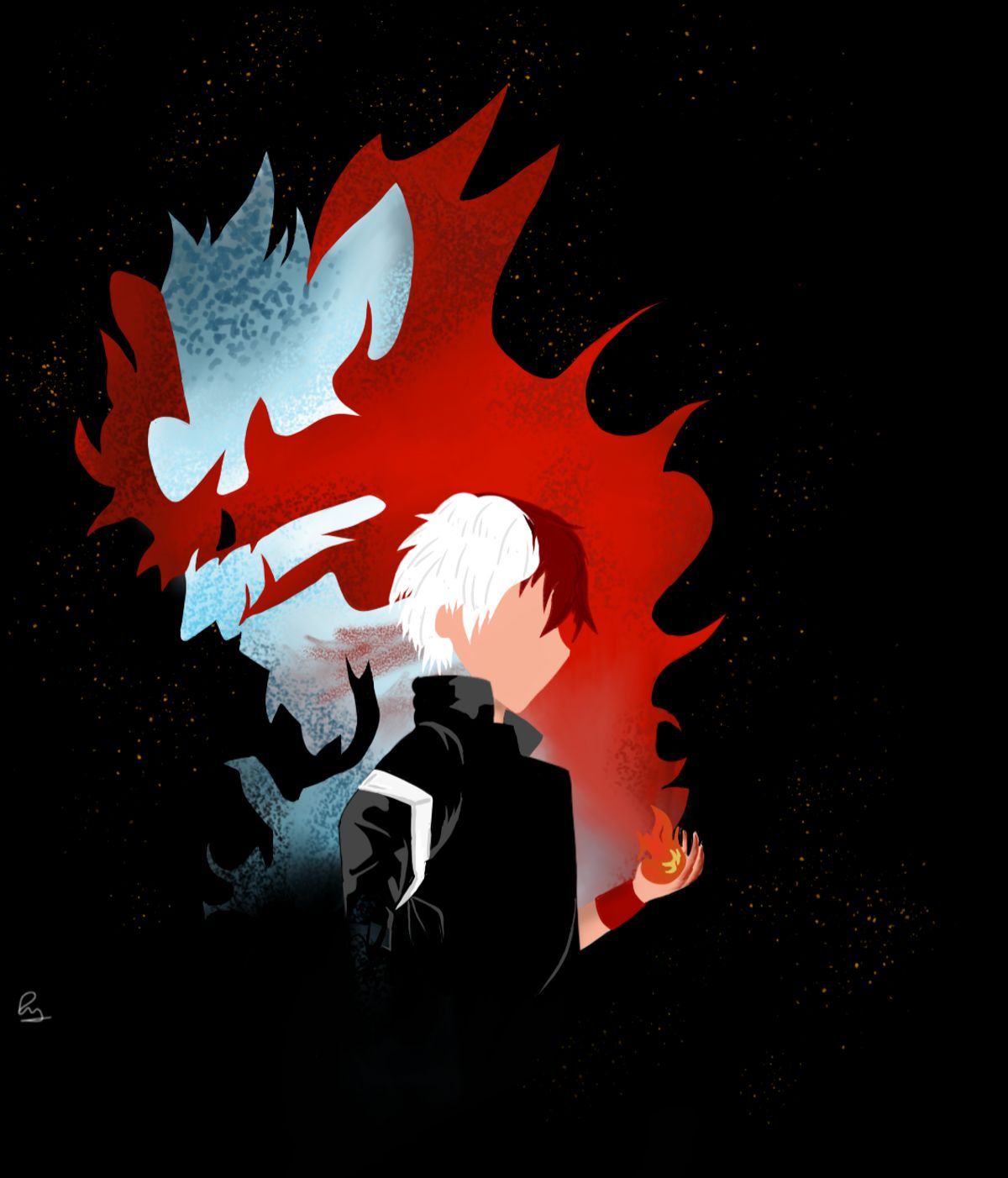 Shoto Todoroki - My Hero Academia — Prantik Mitra - Buymeacoffee