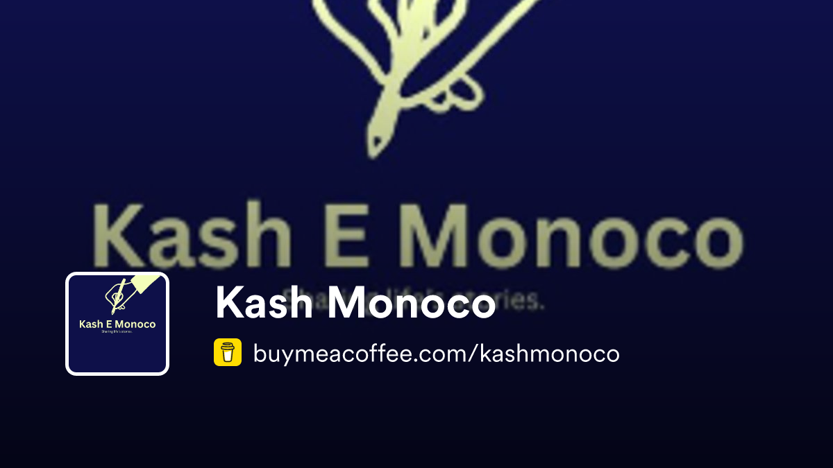 Kash Monoco - Buymeacoffee