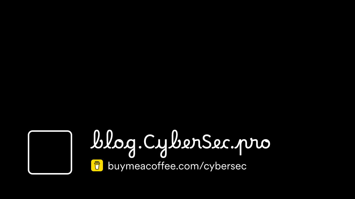 blog.CyberSec.pro - Buymeacoffee