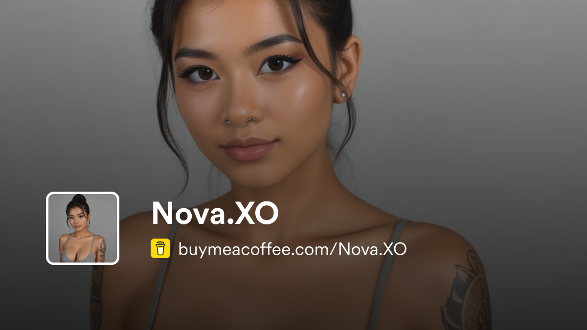 Nova.XO - Buymeacoffee