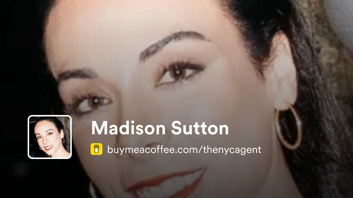 Madison Sutton - Buymeacoffee