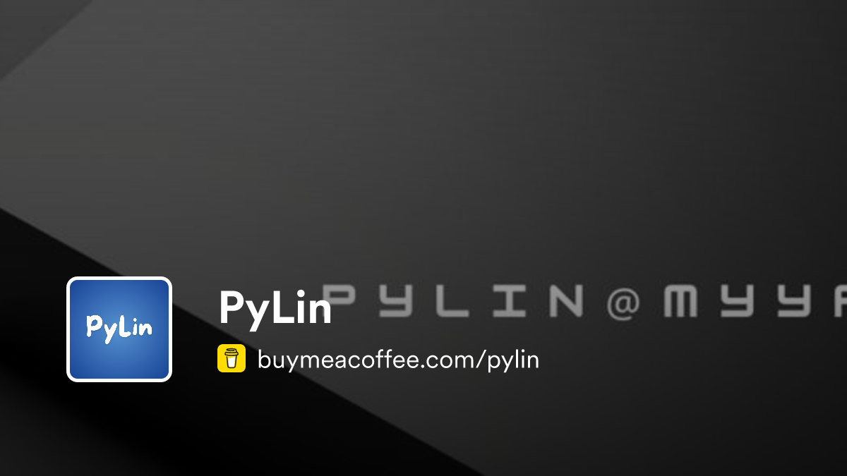 PyLin - Buymeacoffee
