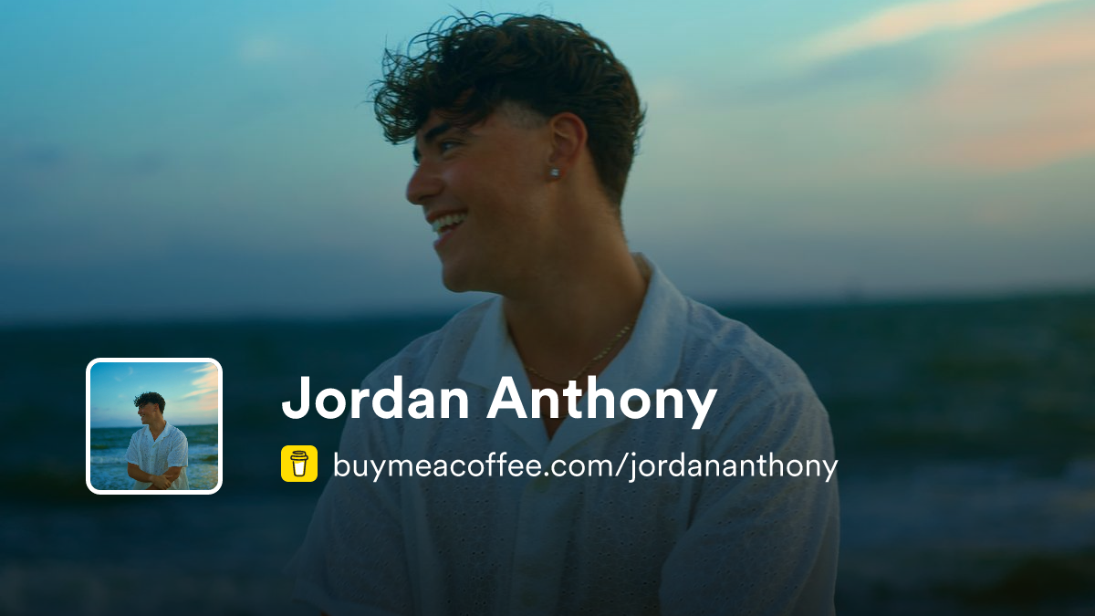 Jordan Anthony - Buymeacoffee