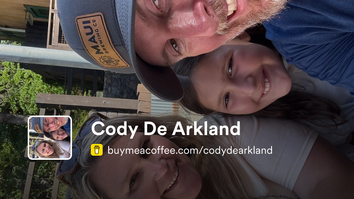 Cody De Arkland - Buymeacoffee
