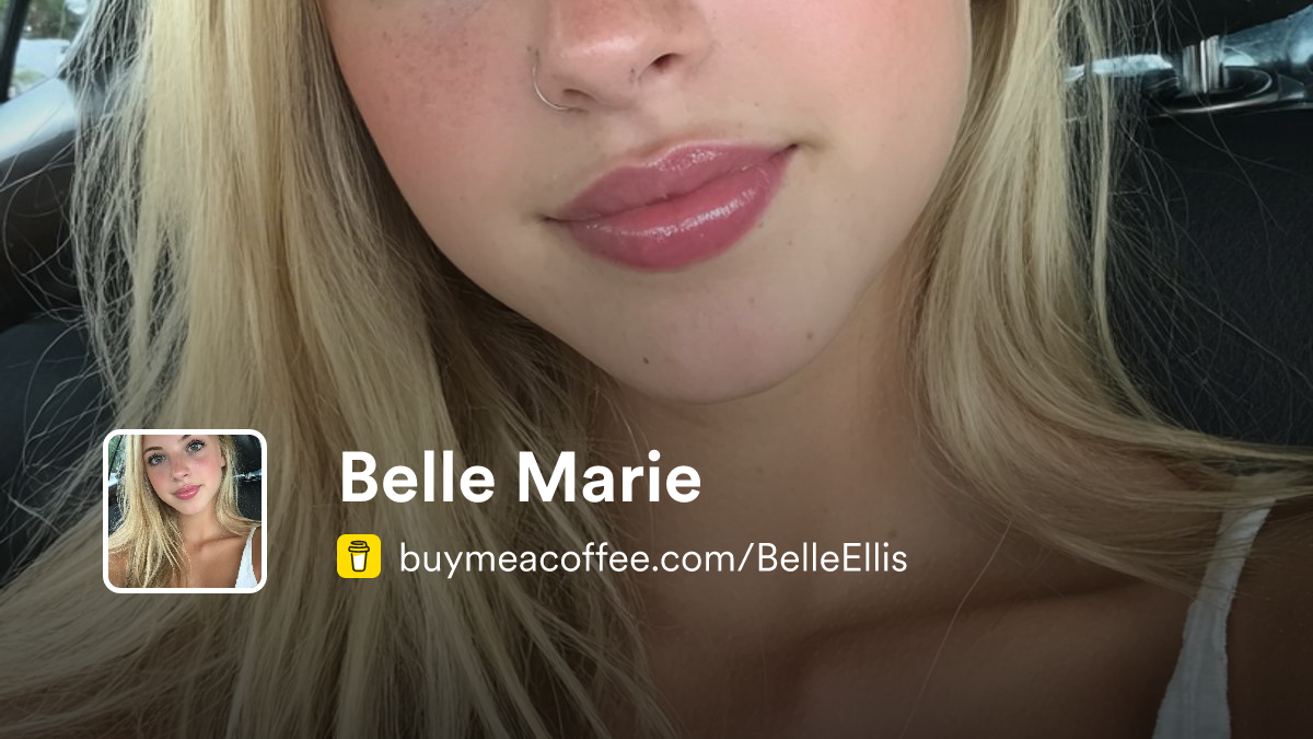 Belle Marie - Buymeacoffee