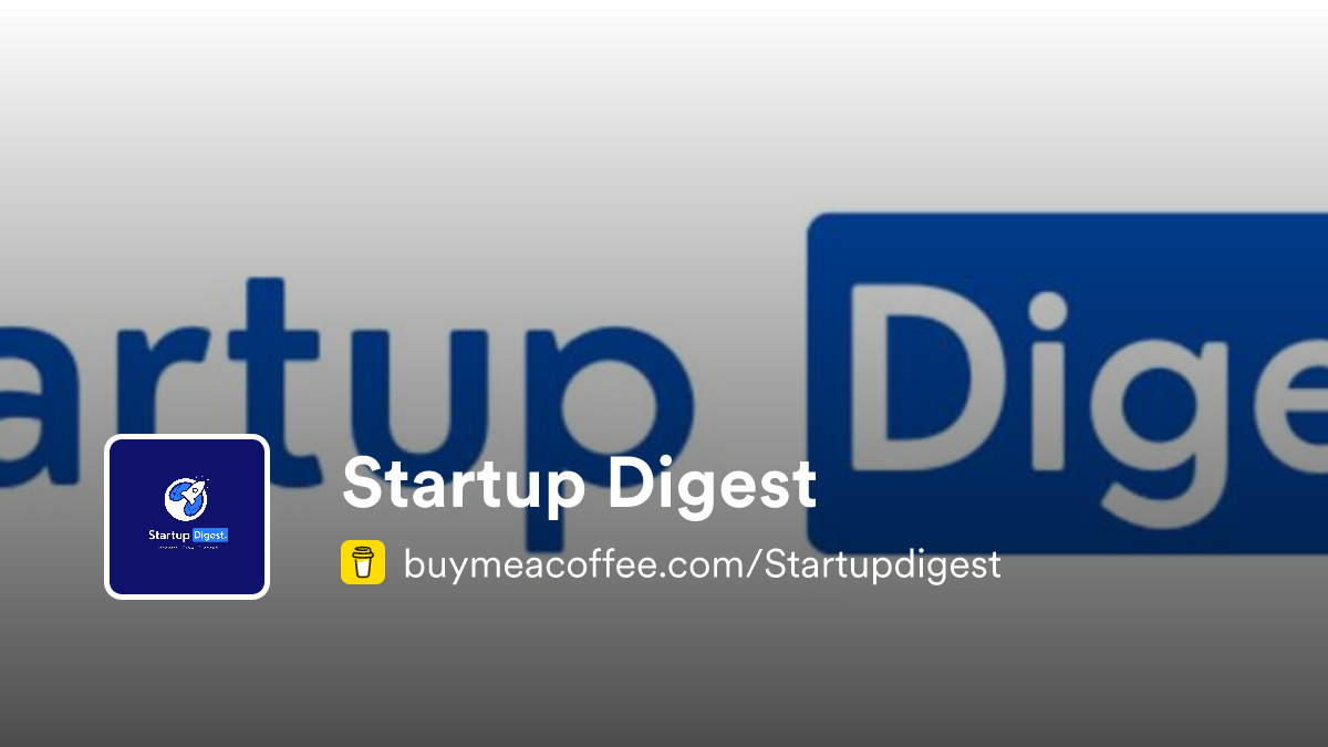 Startup Digest - Buymeacoffee