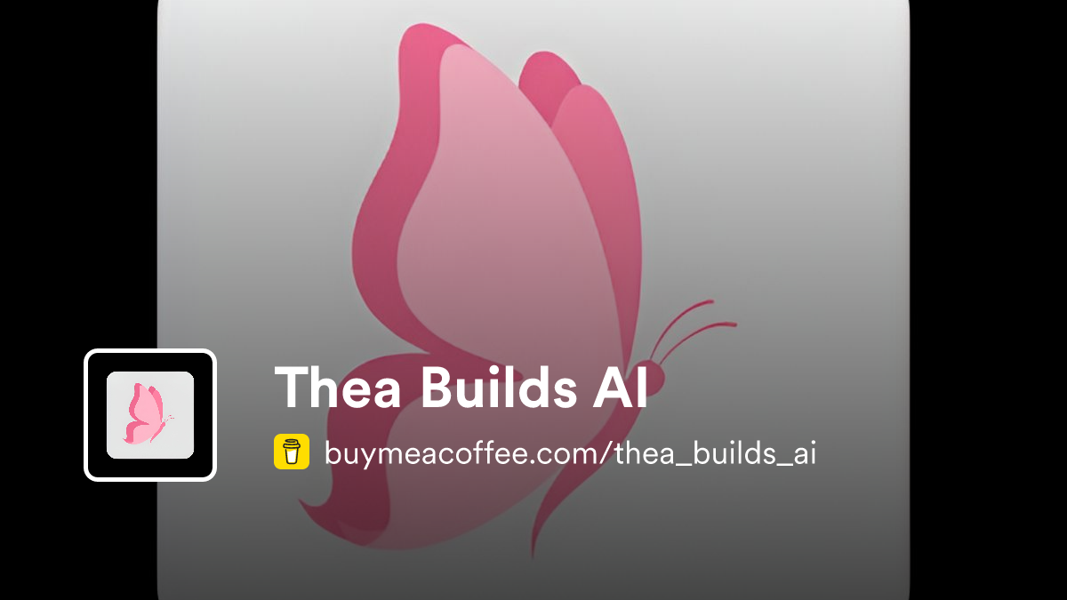 Thea Builds AI - Buymeacoffee