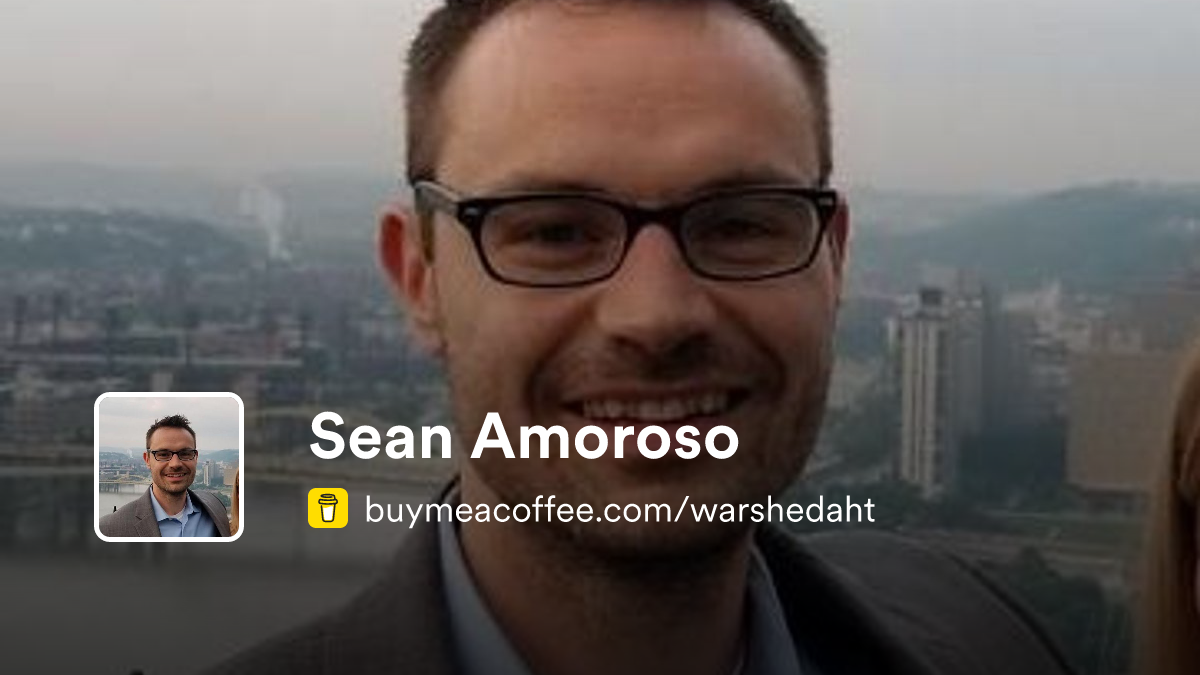 Sean Amoroso - Buymeacoffee