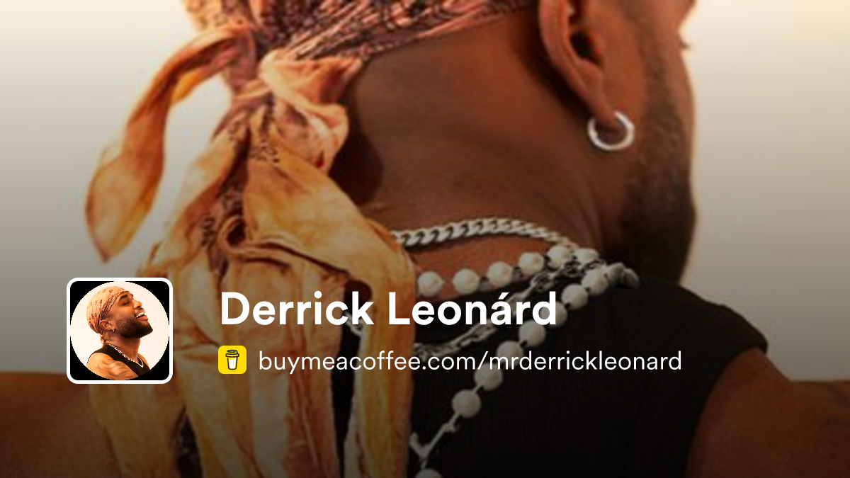 Derrick Leonárd - Buymeacoffee