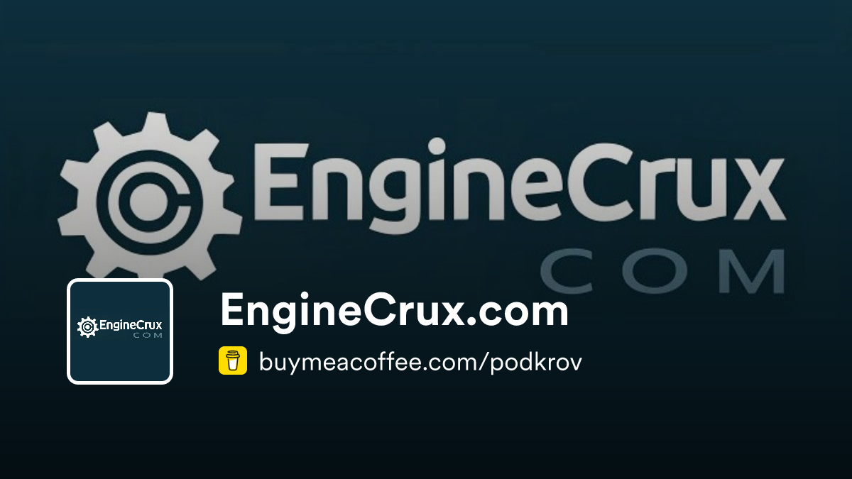 EngineCrux.com - Buymeacoffee